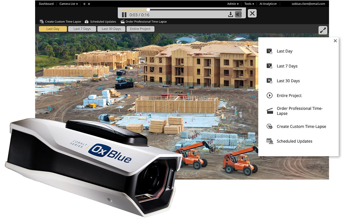 OxBlue's Construction Camera Pricing | Benefits