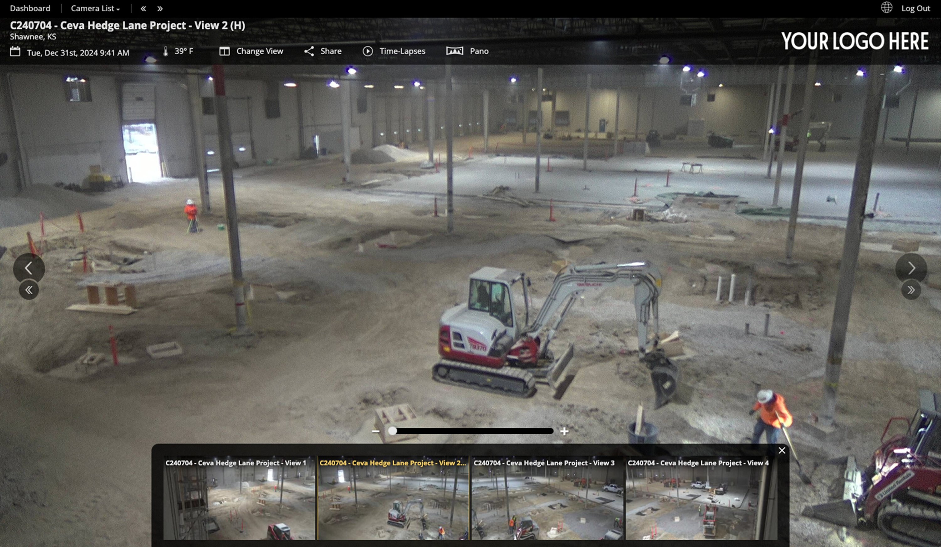 Wide-Angle Indoor Construction Camera | Indigo