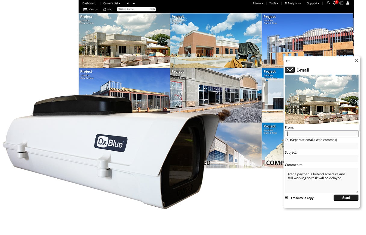 OxBlue's Construction Camera Pricing | Benefits