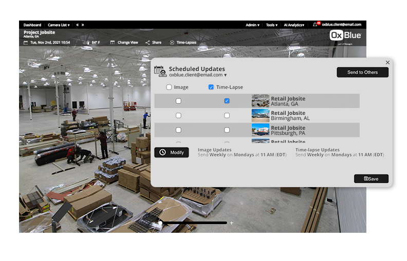 OxBlue | Construction Cameras, Security Cameras & Time-Lapse Cameras