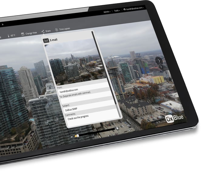 OxBlue Construction Cameras | Time-lapse videos, HD photos and webcams