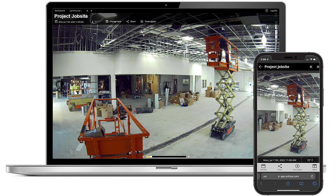 Wide-Angle Indoor Construction Camera | Indigo