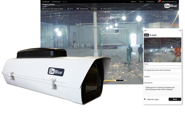 Wide-Angle Indoor Construction Camera | Indigo