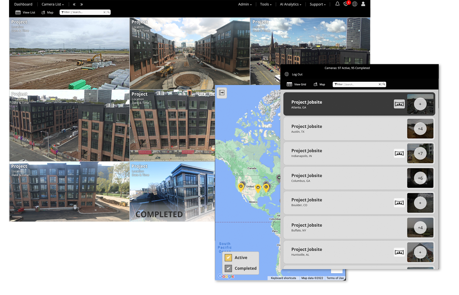 Live Construction Webcams | Livestream Progress