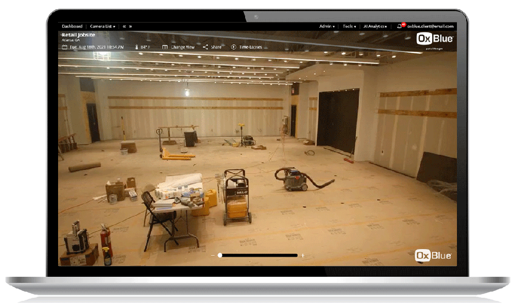 OxBlue Construction Cameras | Time-lapse videos, HD photos and webcams