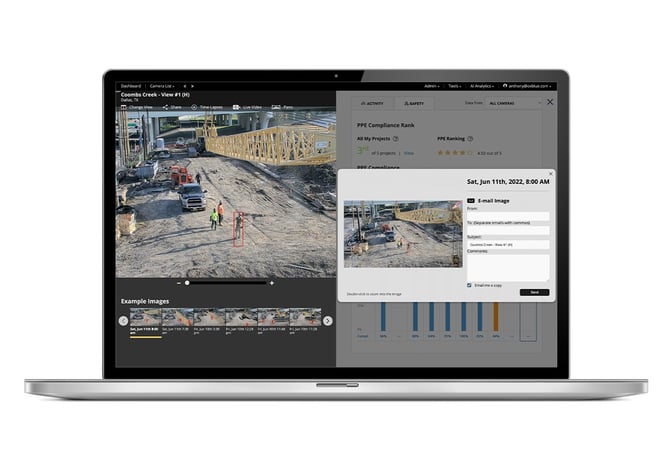 Full jobsite visibility with OxBlue's construction camera software