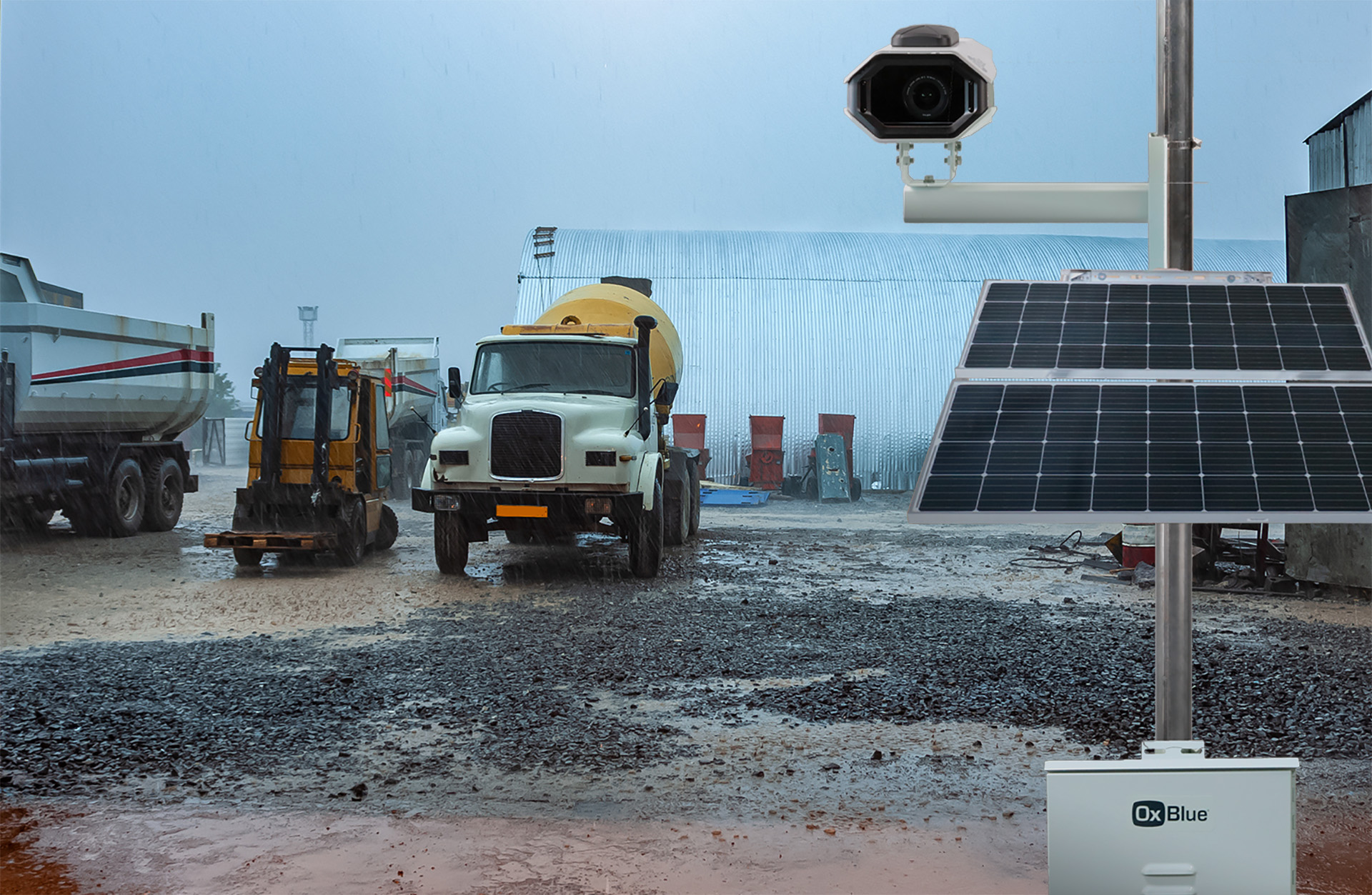 Wireless Solar Powered Construction Cameras
