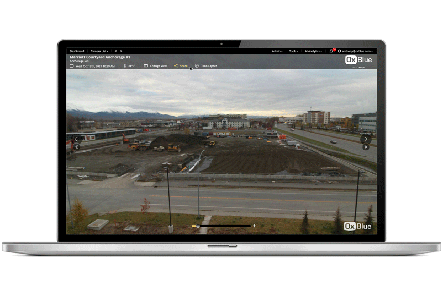 Full jobsite visibility with OxBlue's construction camera software